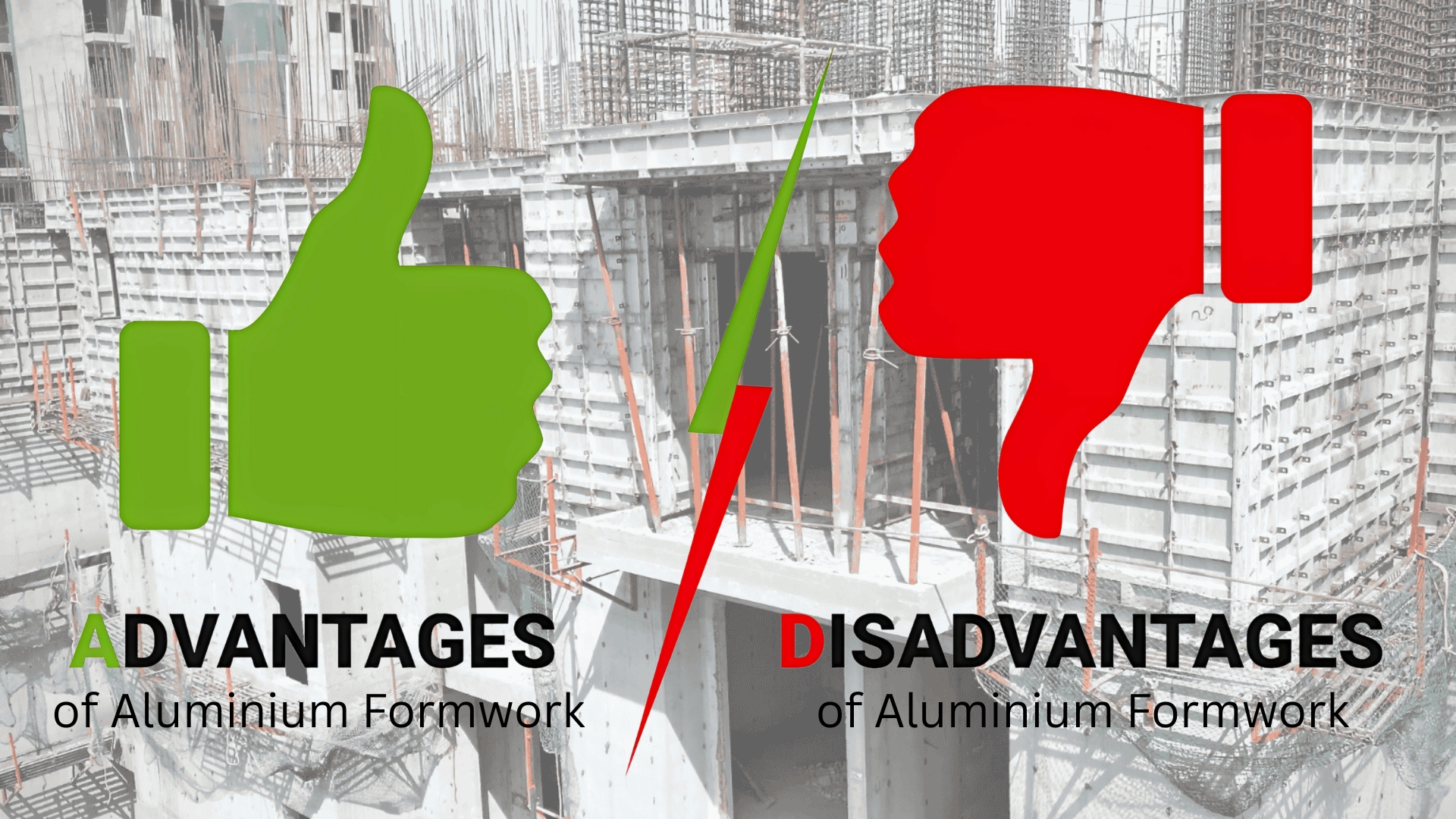Advantages and Disadvantages of Aluminium Formwork | Manufacto India